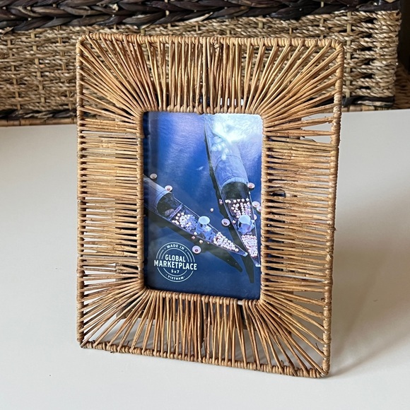 Global Marketplace | Accents | Nwt Seagrass Boho Coastal Wrapped Design ...